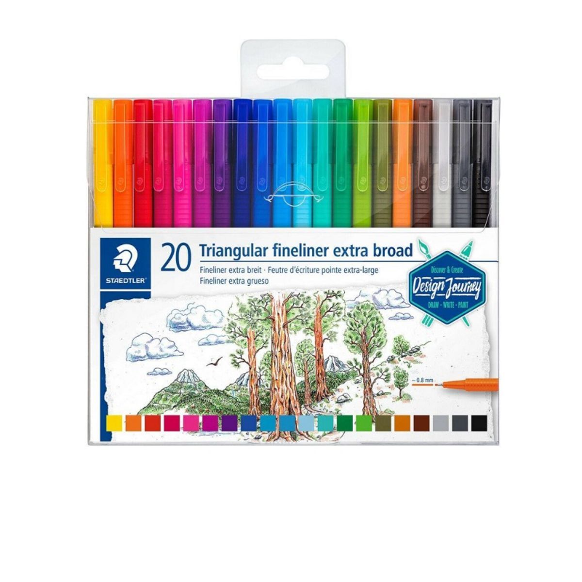 BROADLINER STAEDTLER 338TB20-C 20/1 | Knjižara Kultura