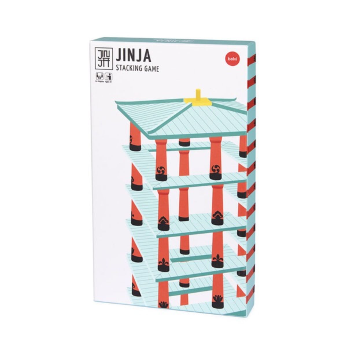 Jinja Stacking game, Jinja, hard box, wood | Knjižara Kultura