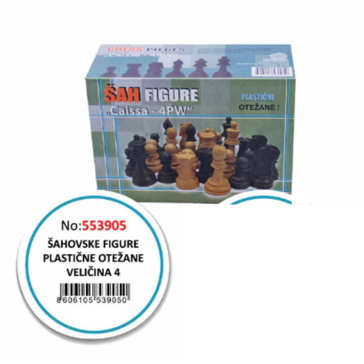 ŠAH FIGURE PLASTIČNE MALE | Knjižara Kultura