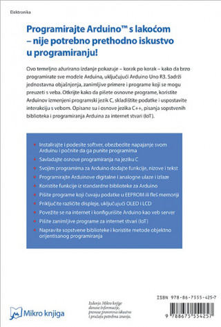 ARDUINO UVOD U PROGRAMIRANJE | Knjižara Kultura