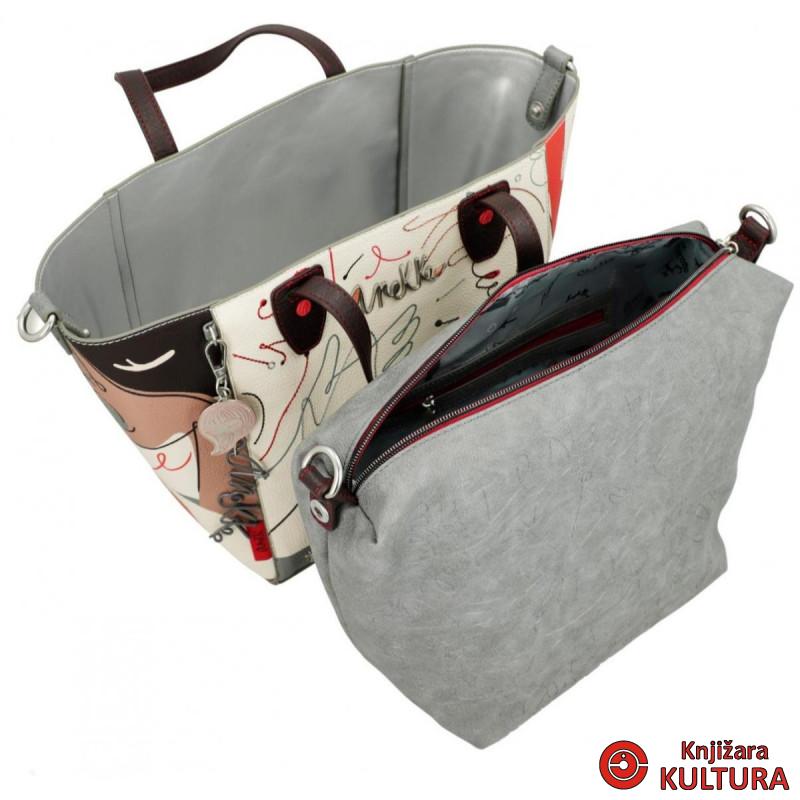 TORBA S KRATKOM RUČKOM 40761-226-SRCE | Knjižara Kultura
